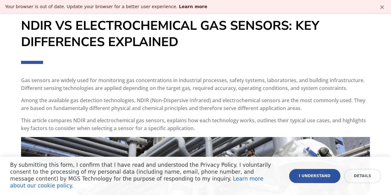 Gas Detectors for the Food Industry: Safety and Compliance